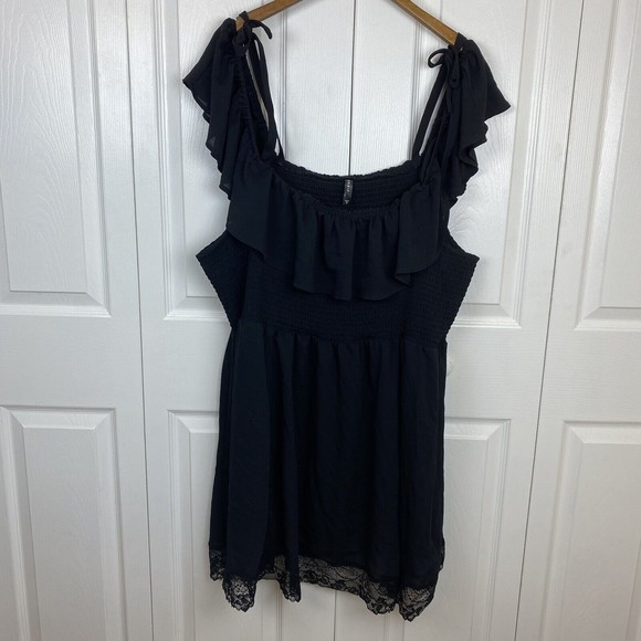 torrid | Dresses | Torrid Size 5x Off The Shoulder Romantic Black Dress ...